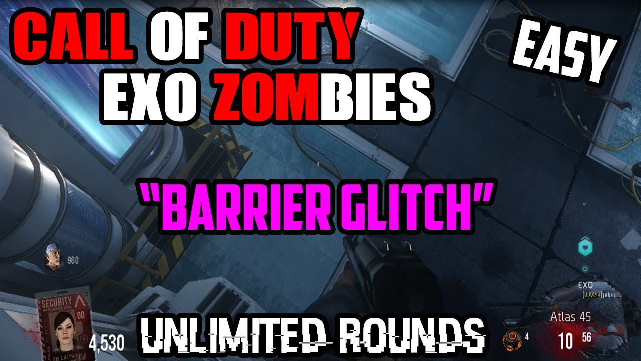Call of Duty Exo Zombies Barrier Glitch *After Patch* 2-3-15 - YouTube