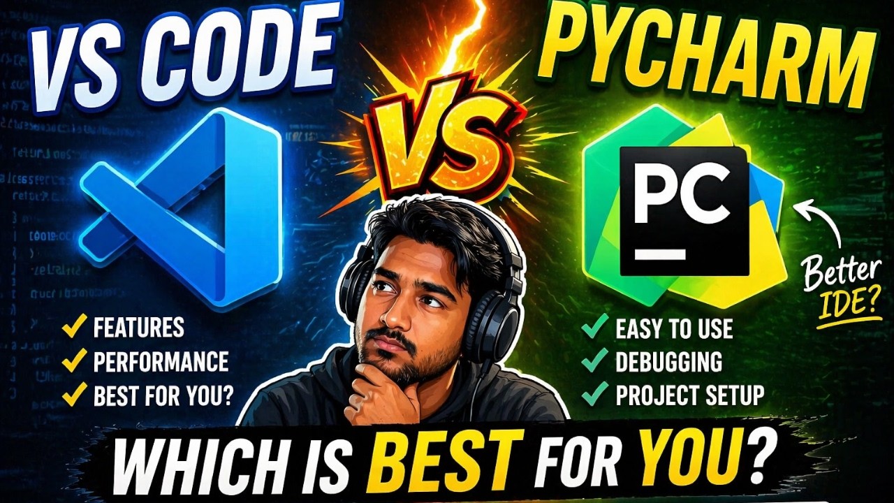 VS Code vs PyCharm 💻 Which is BEST for You? (2026 Full Comparison ...