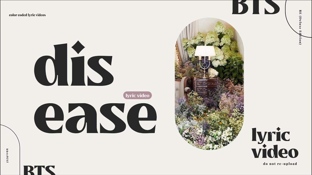 BTS (방탄소년단) - 병 (Dis-ease) Lyric Video - YouTube