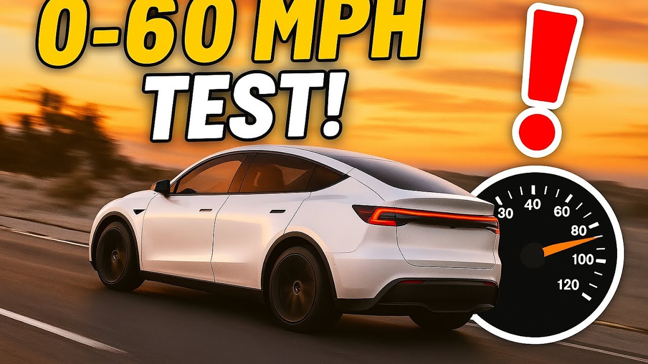 New Tesla Model Y Juniper: 0-60 Test! - YouTube