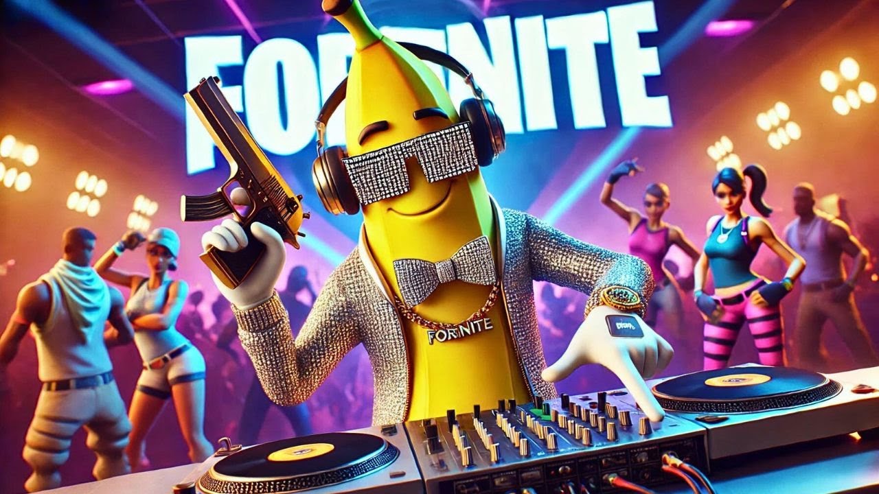 Fortnite DJ Peely - NEW Official Uplifting Music Video - YouTube