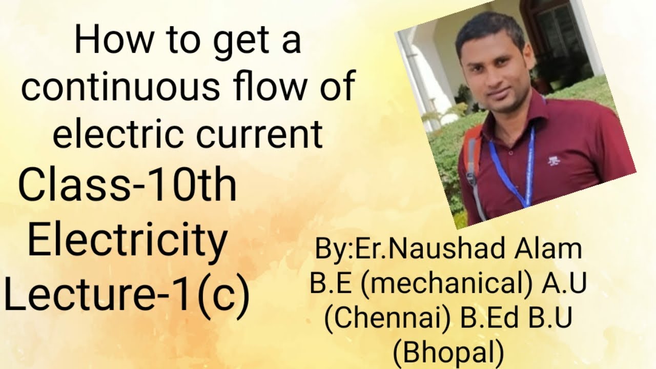 Physics class-10th Lesson-1 Electricity 1(c) - YouTube