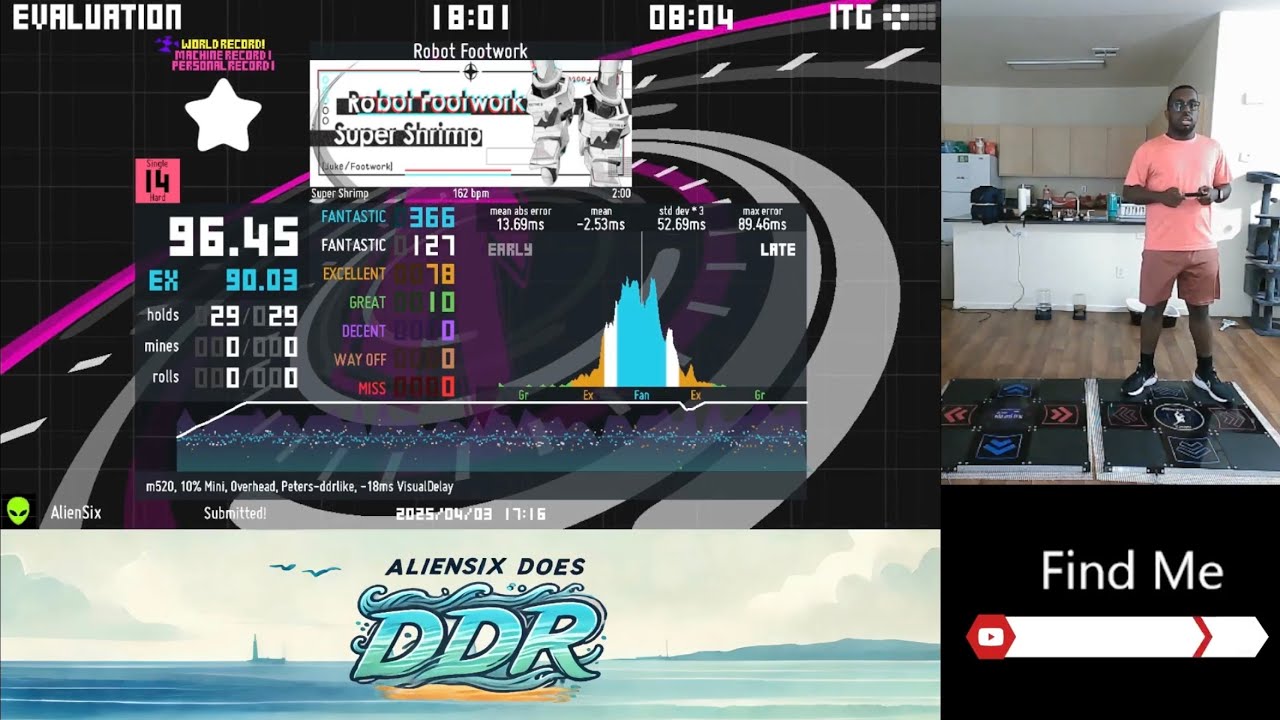 Robot Footwork (14) '96.45' (⭐️) [DDR World] - YouTube