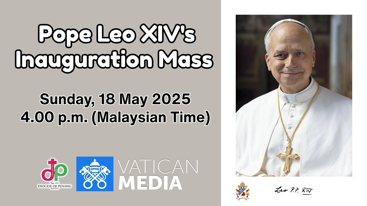 Pope Leo XIV's Inauguration Mass | Live Broadcast - YouTube