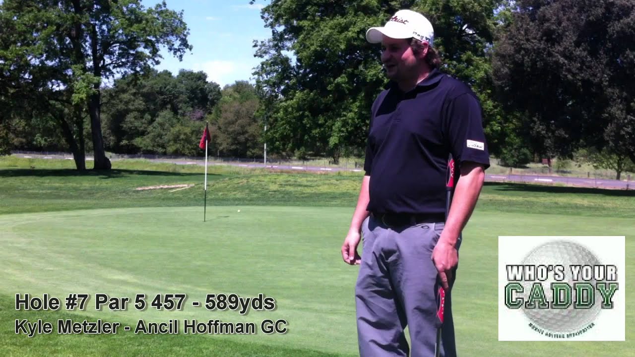 Ancil Hoffman Golf Course Hole 7 green - YouTube