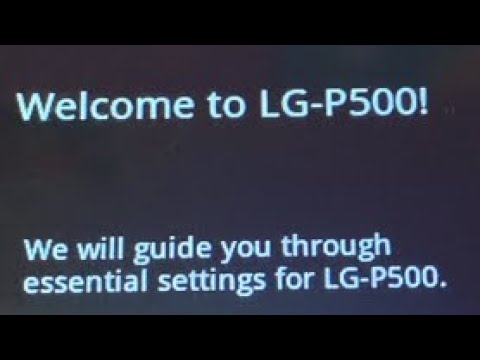 Format & Setup: Setting up the LG P500 for Beginners - YouTube