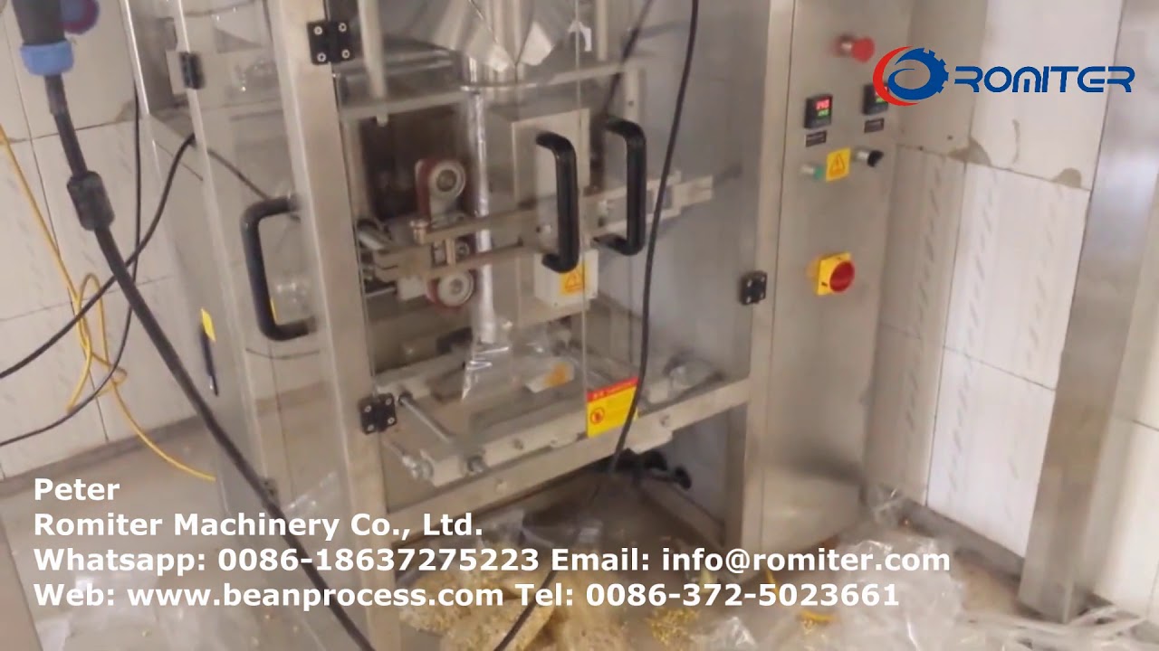 Full Automatic Bean Sprout Scaling Packing Machine(Romiter) - YouTube