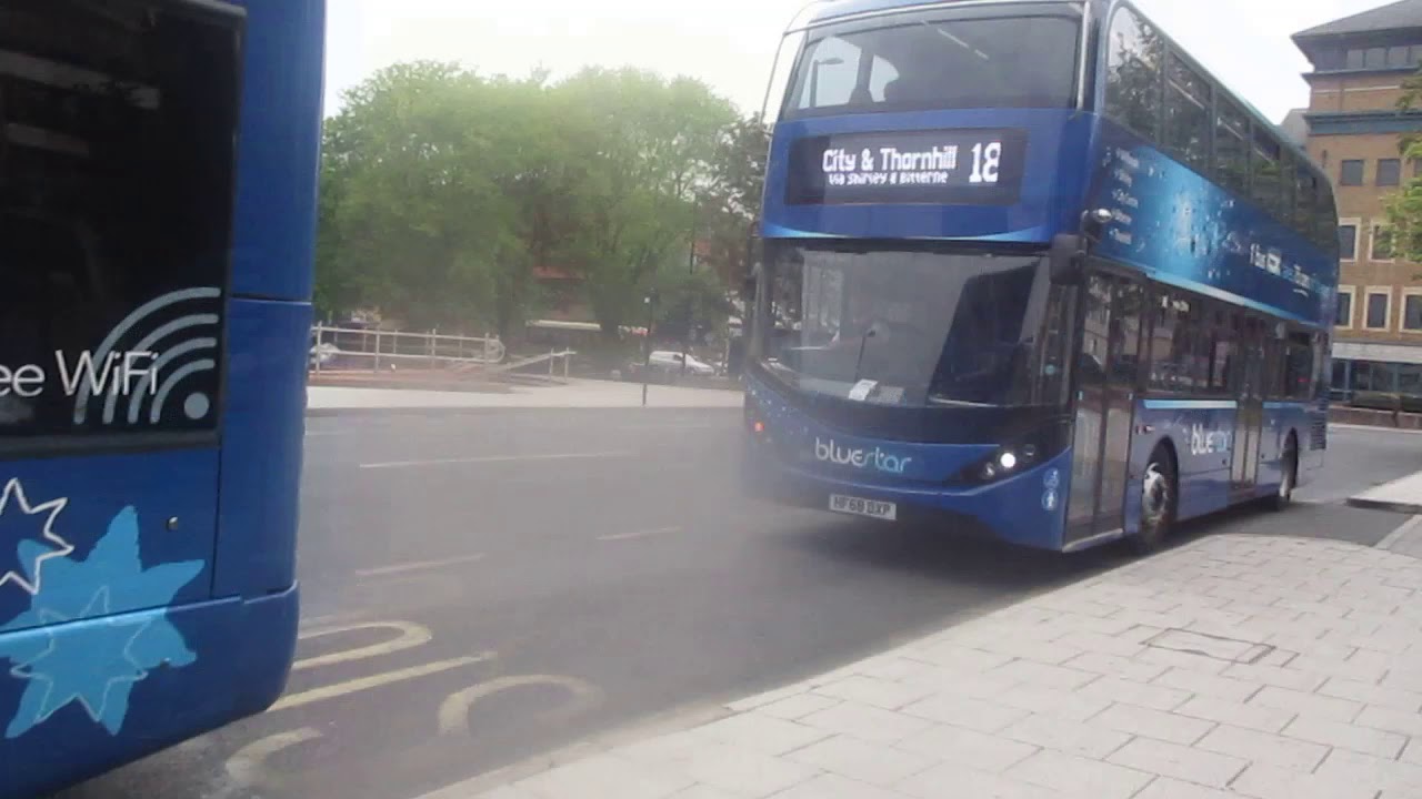 that is a 2 4 18 12 and x11 bus in soton c - YouTube