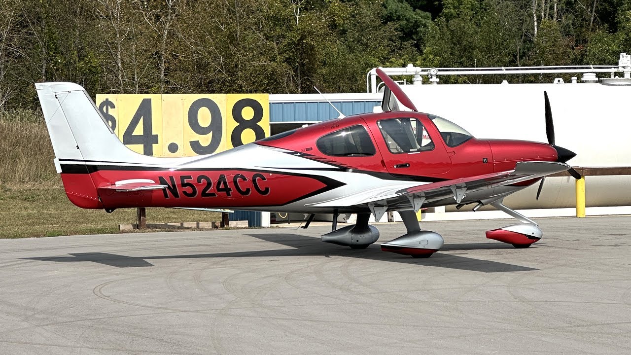 Cirrus SR22 G7 - Cheap Fuel, Giant Runway, Cost of Ownership - YouTube
