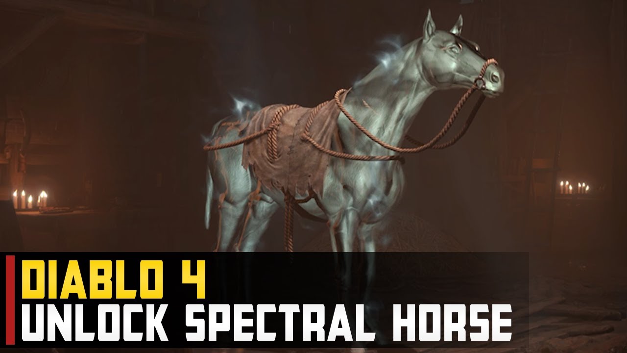How to get Spectral Horse | Diablo 4 (Spectral Charger) - YouTube