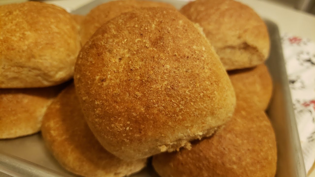 Como hacer pan INTEGRAL de bollo sencillo fácil suave - YouTube