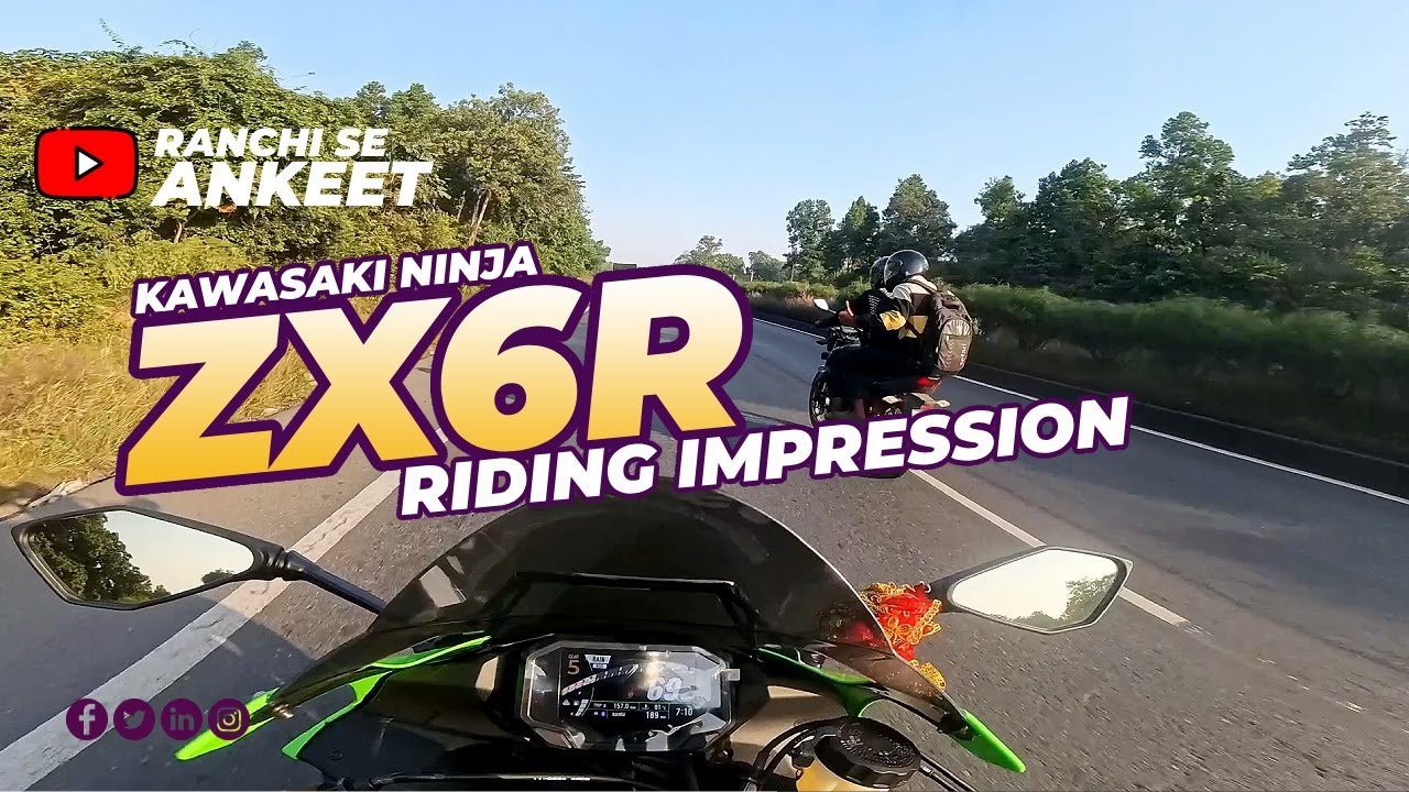 FIRST RIDE ON A SUPERBIKE! Kawasaki ZX6R Review & Impressions!😍👍 - YouTube