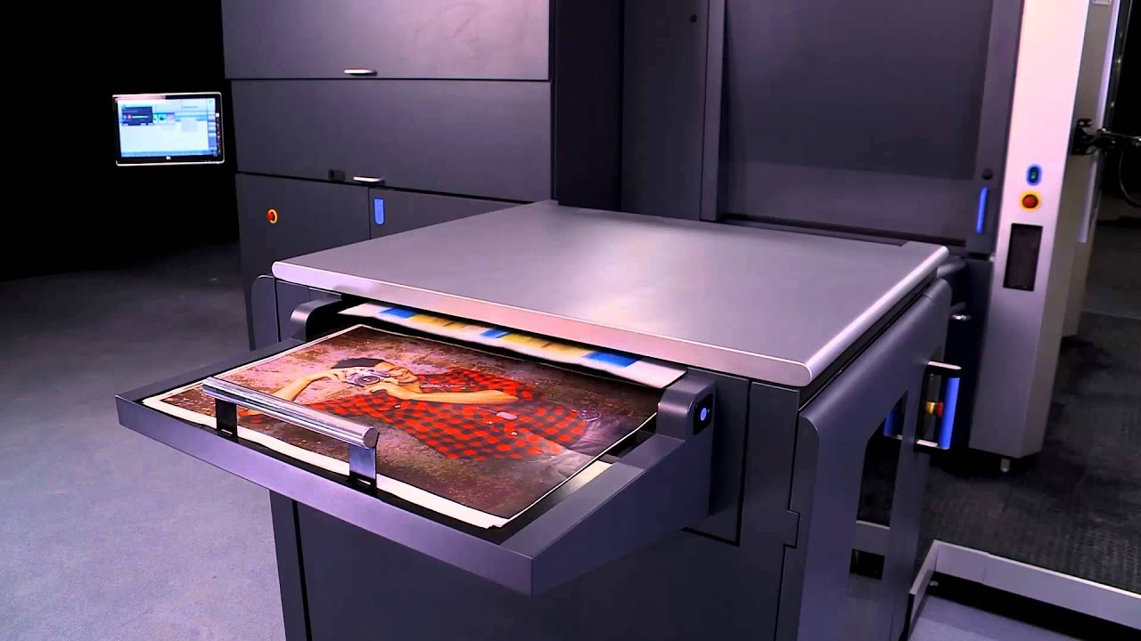 HP Indigo 10000 @ Typecraft - YouTube