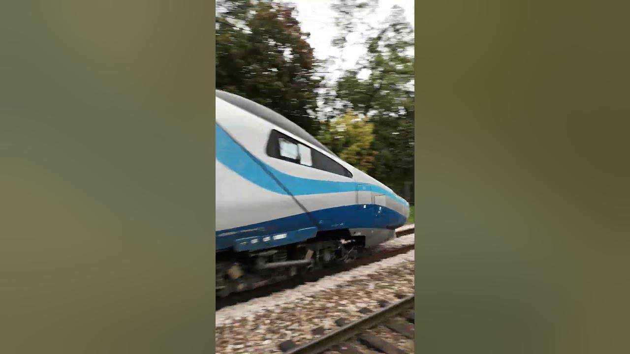 Warszawa Powiśle, mijanka składów ED250 Pendolino PKP IC, dn.06.10.2024r. #train #zug #vlak # ...