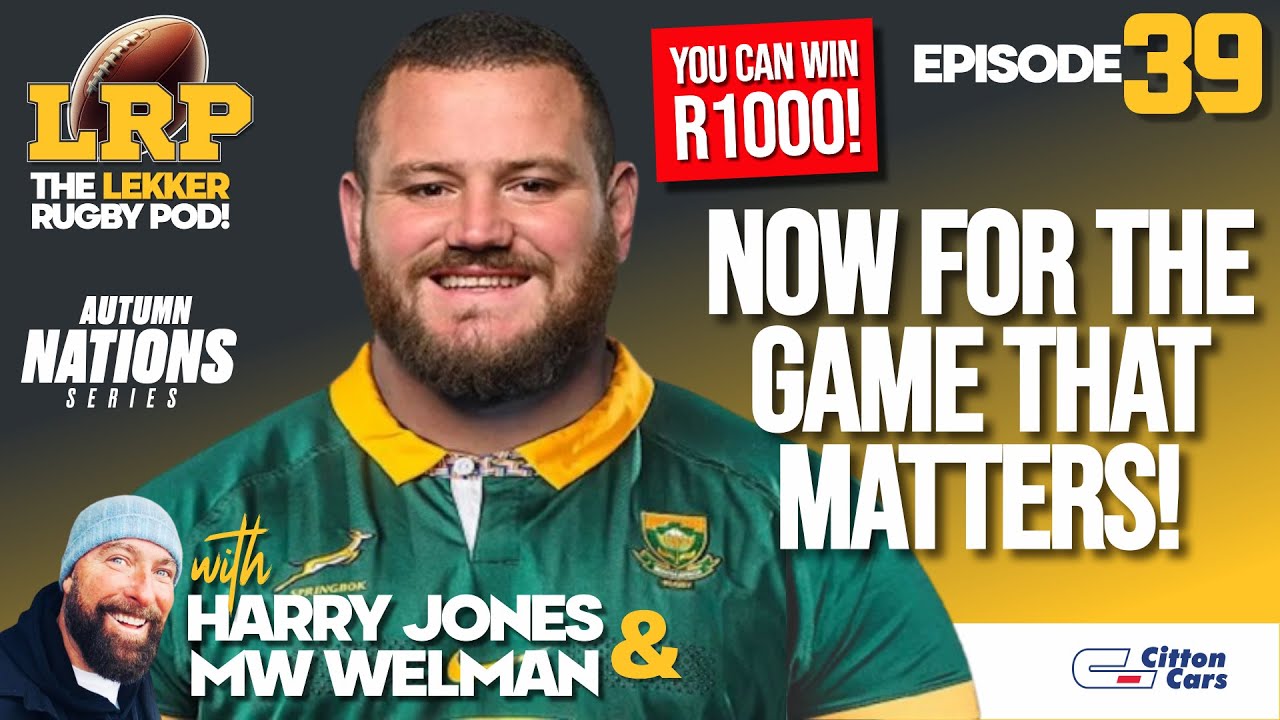 AT LAST! The game (and the team) we've been waiting for! The SPRINGBOKS ...