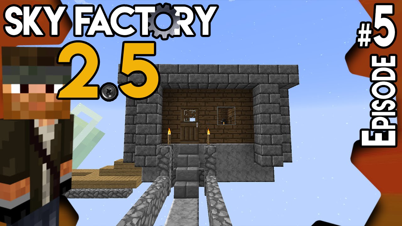 A Base Home | Sky Factory 2.5 | Ep.5 - YouTube
