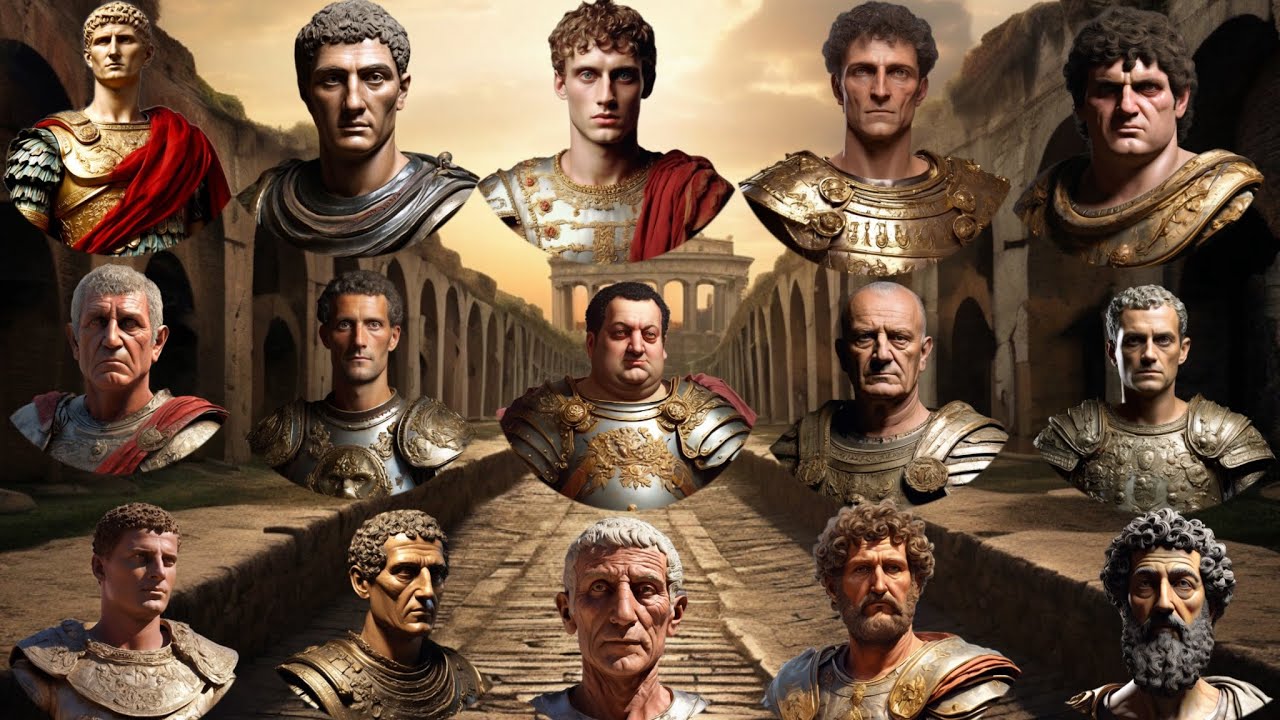 All Emperors of the Roman Empire | What did the Emperors of Rome look ...
