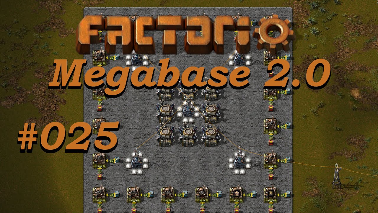 [025] Factorio – End-Game Mall Layout [Megabase 2.0 | Gameplay | 0.18.x ...