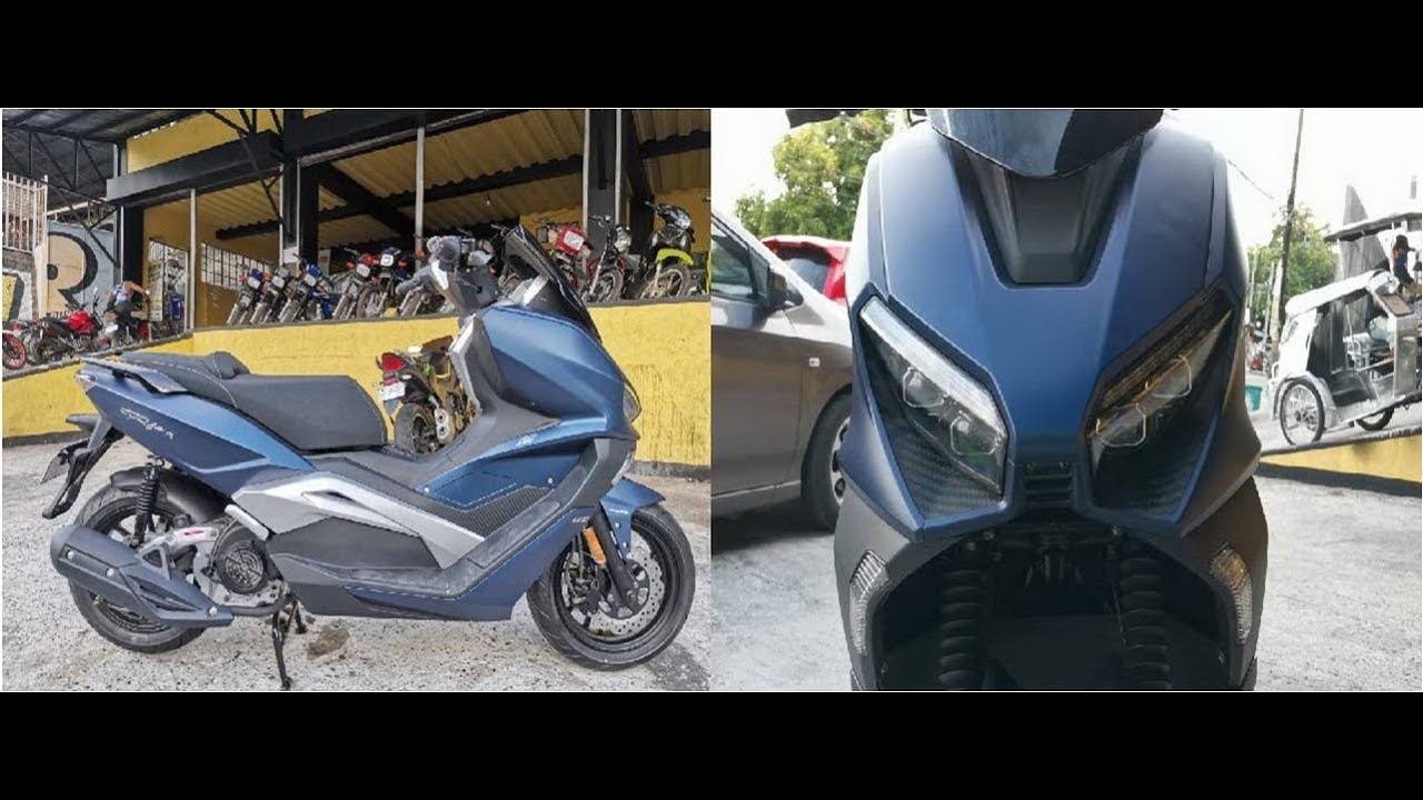 RUSI RFI 175cc. very afforadable maxi scooter! - YouTube