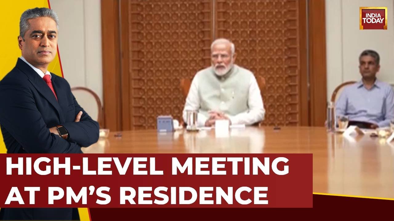 High-Level Meeting At PM Modi's Residence, HM Shah, EAM Jaishankar ...