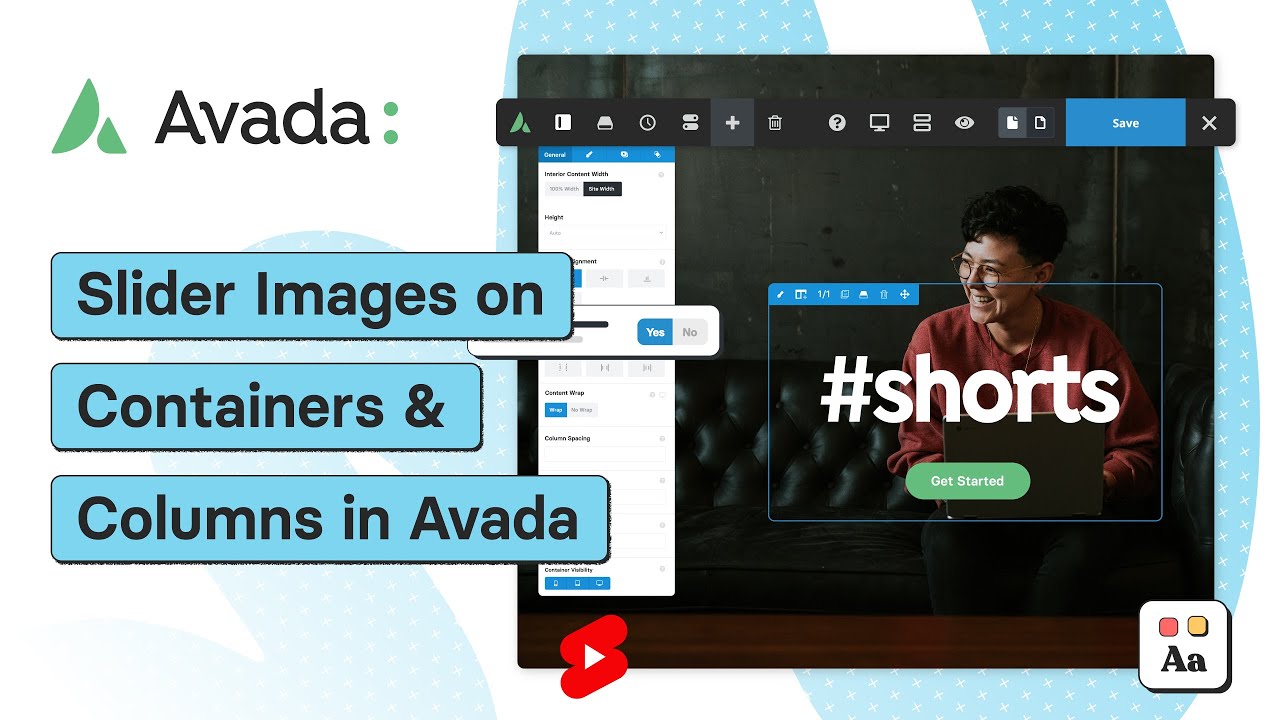 Slider Images on Containers and Columns in Avada - YouTube