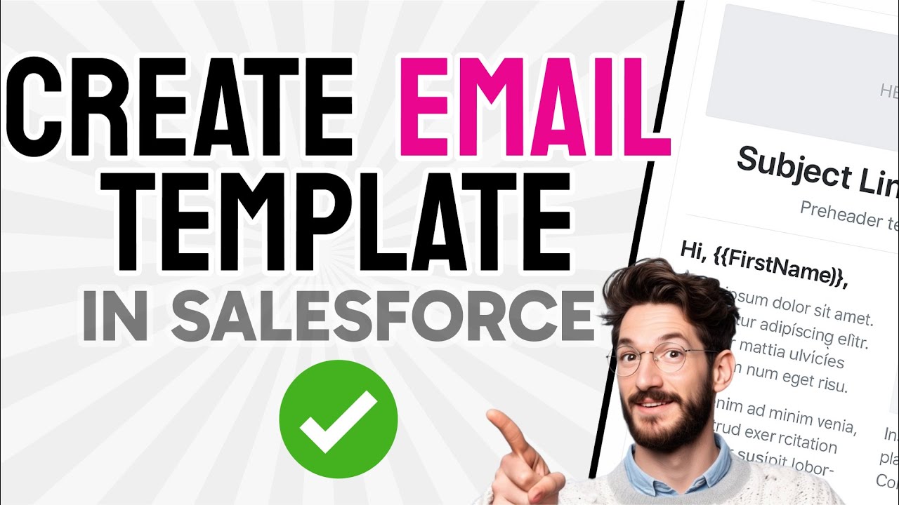 How to CREATE an Email Template in Salesforce (Step by Step) - YouTube