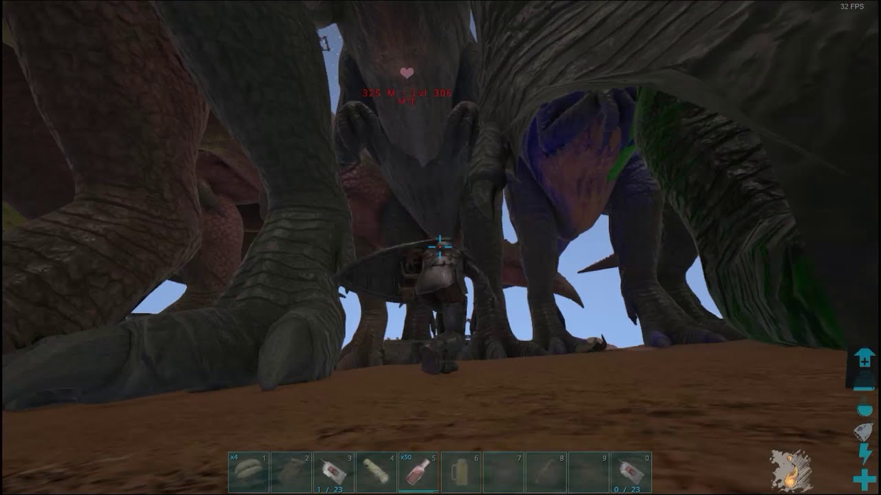 ARK Offical PvP | Citadel - Killing 15 Hydra MTE Gigas in 1 click - YouTube