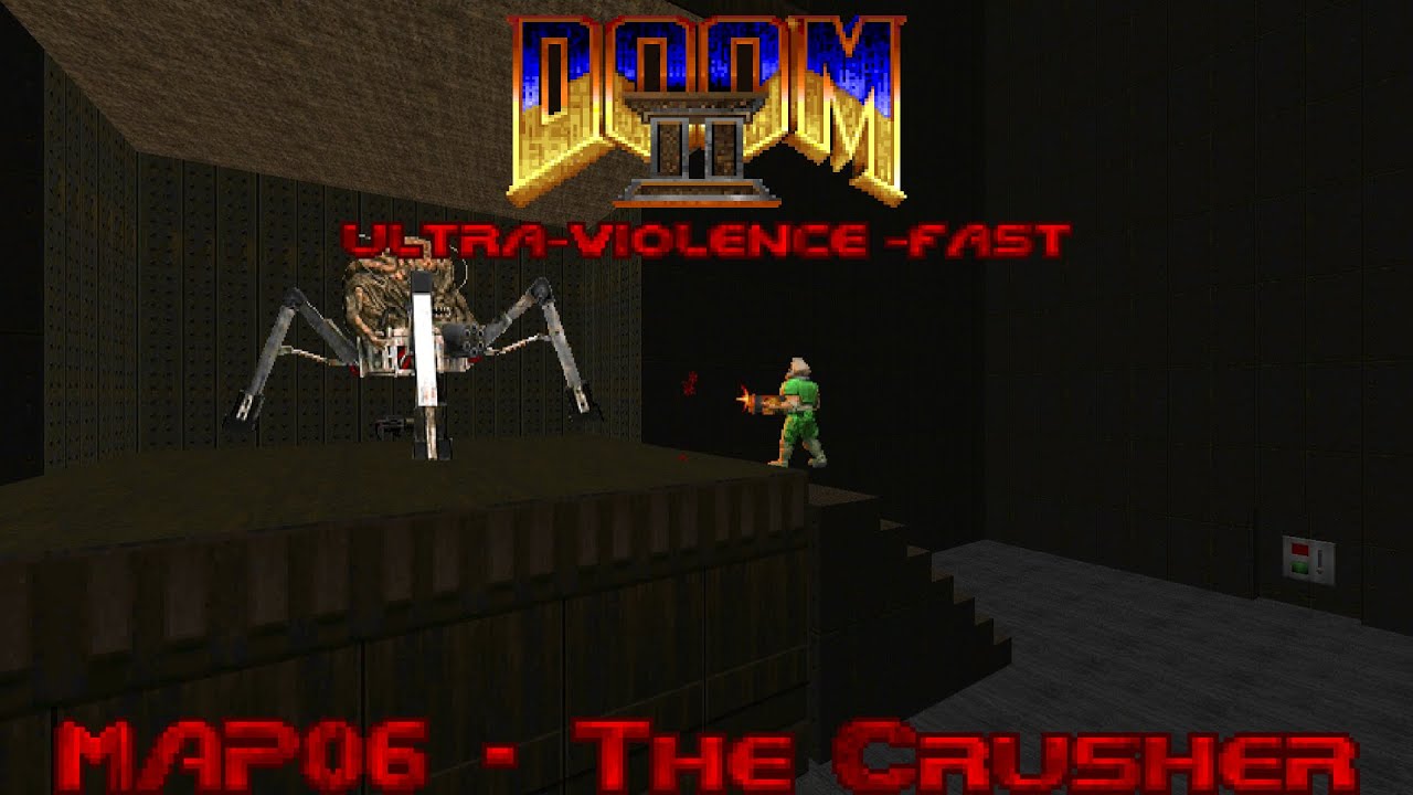 DOOM 2: Fast Monsters - Map06 - The Crusher - YouTube
