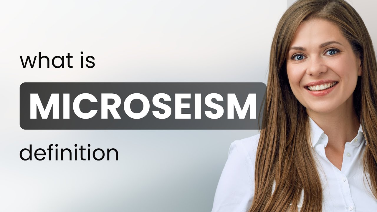 Microseism — definition of MICROSEISM - YouTube