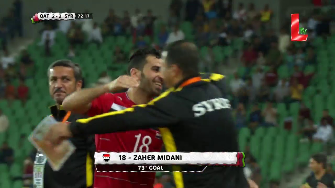 Qatar 2 - 2 Syria (24.03.2018 // by LTV) - YouTube
