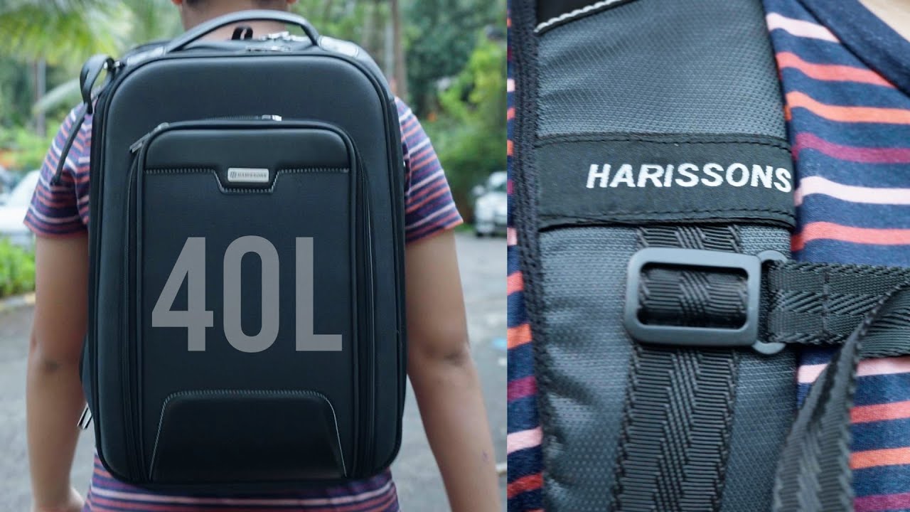HARISSONS Odyssey 40L Business Travel Backpack – Smart, Stylish ...