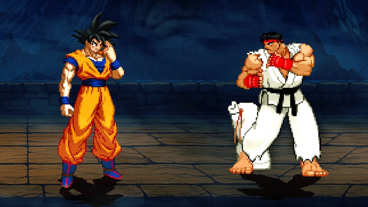 Goku Vs. Ryu Ex - Shotokan - YouTube