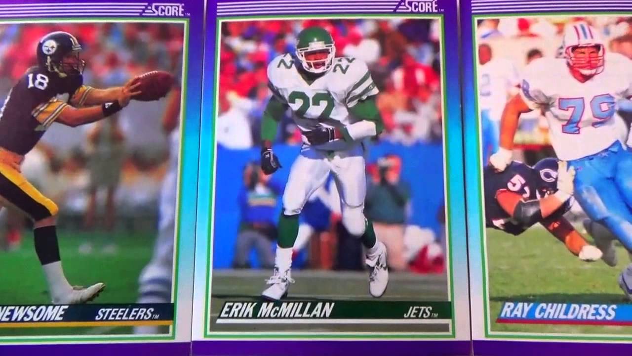Compilation Videos Of 1990 NFL Football Cards (Part-1) - YouTube