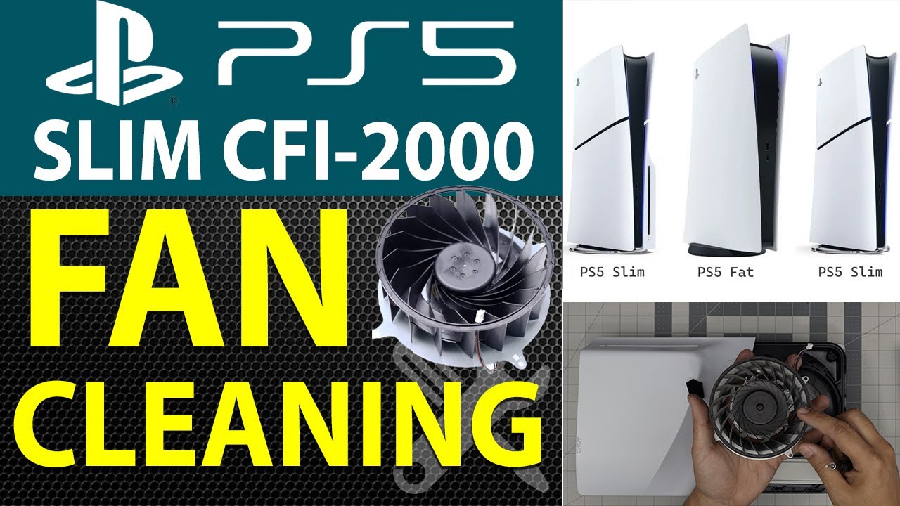 How to Replace the Fan on PlayStation 5 Slim CFI-2000 | PS5 Slim Fan ...