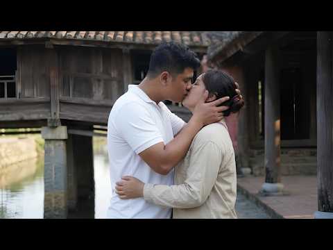 The first kiss and hug from a kind Southern police officer for Tu Cam, after so much hardship.