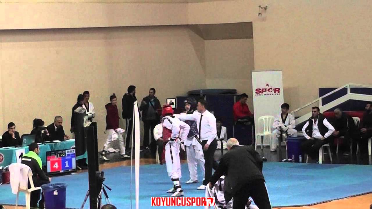 (1036) 63kg Muhammed Yigit vs Tolga Caliskan (2016 Turkish Junior TKD ...