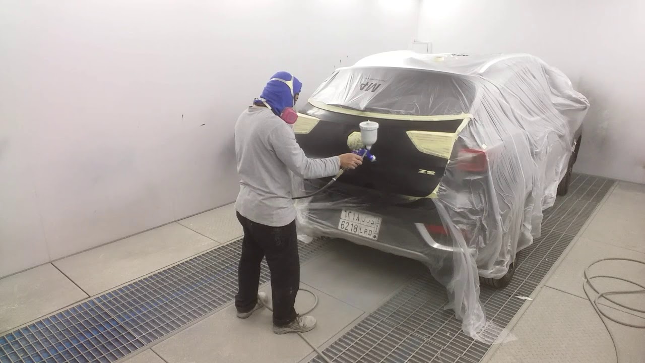 standox paint & clear coat application - YouTube