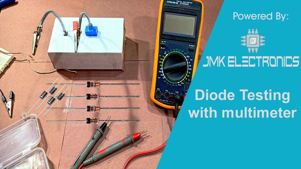 How To Check Diode with Multimeter in Hindi॥ Electronics tutorial॥ JMK Electronics - YouTube
