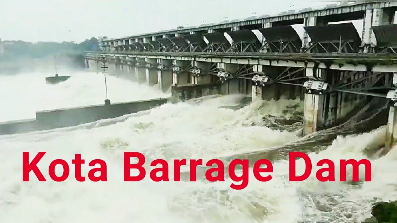 Kota Barrage Dam | Chambal River | Kota Smart City - YouTube