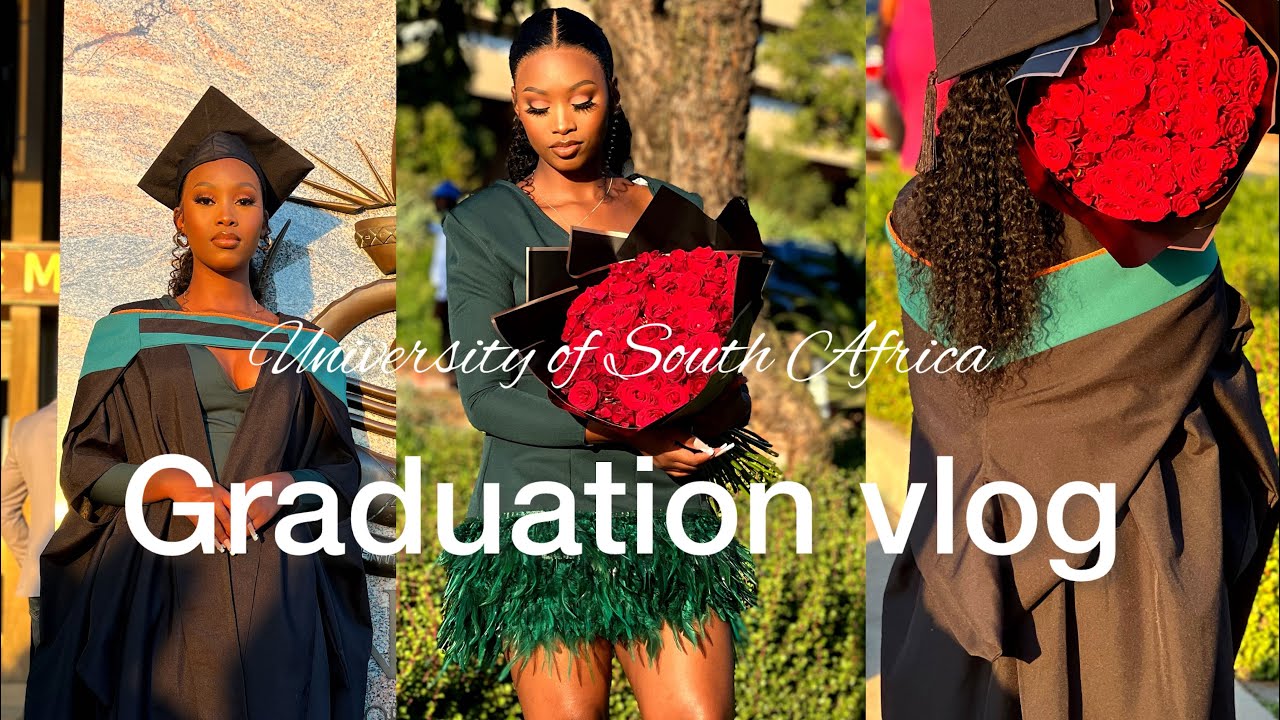 Graduation Vlog 🧑🏾‍🎓| University of South Africa | BED Degree | Gifts ...