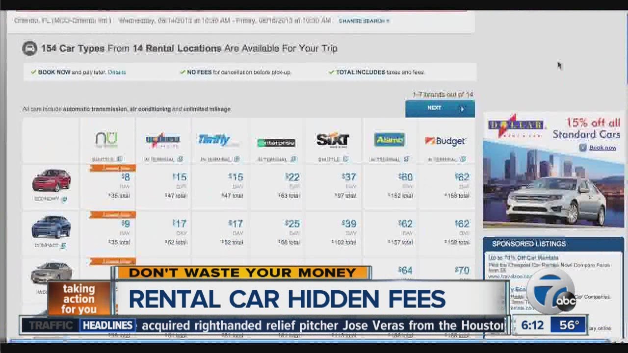 Hidden Car Rental Fees: Don't Waste Your Money - YouTube