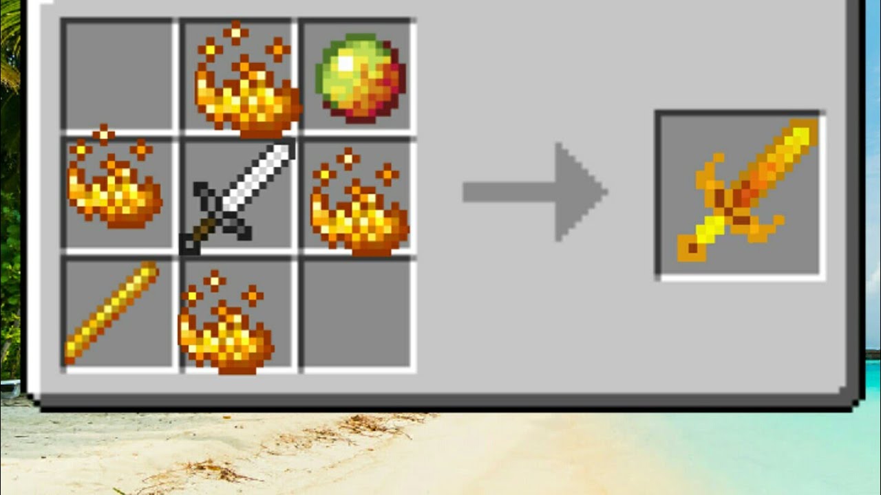 [MOD]Fire sword in minecraft and fight with ender dragon . - YouTube
