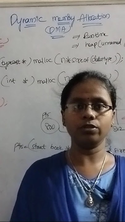 DMA|Dynamic Memory Allocation|DS through C in Telugu| - YouTube