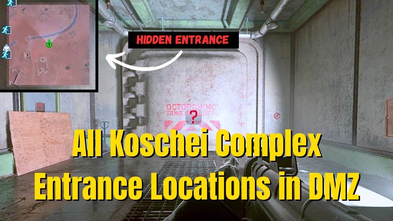 All 4 Koschei Complex Entrances within Al Mazrah! - YouTube