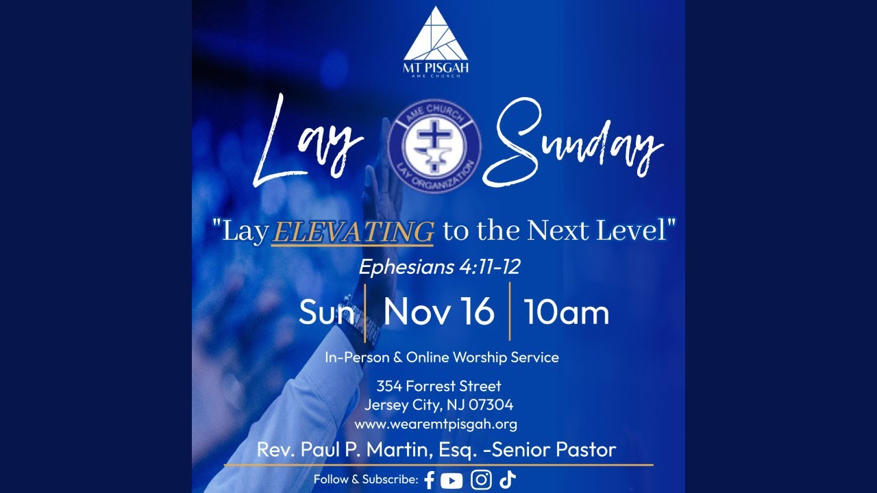 Lay Organization Sunday - YouTube