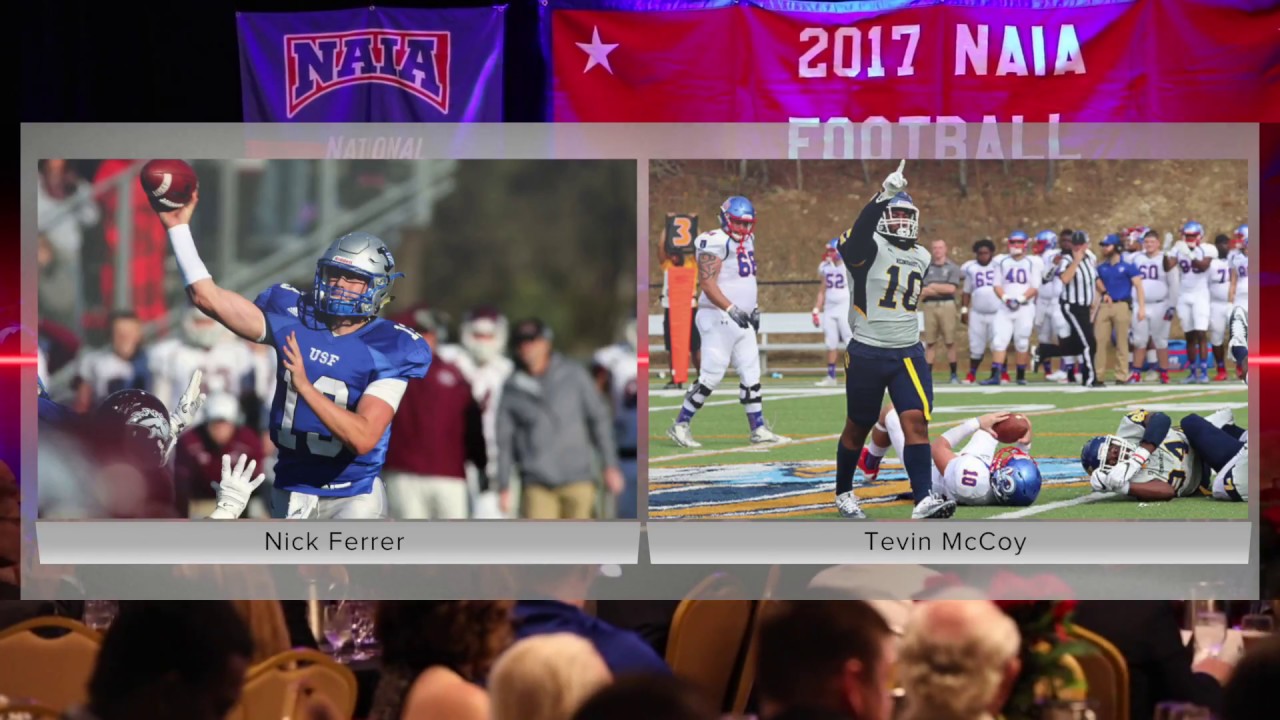USF Quarterback Nick Ferrer named 2017 NAIA Player of the Year - YouTube