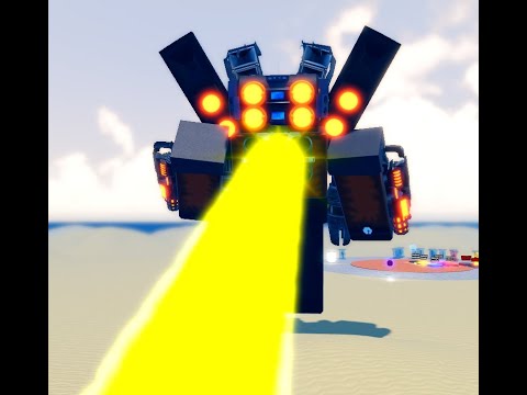 New boombox titan core laser ability (super box siege defense) - YouTube