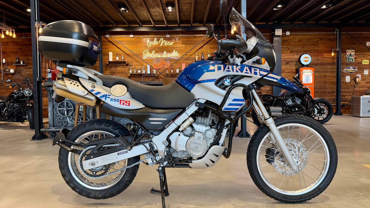 BMW F650GS Dakar año 2007 motor Rotax con 29.900 KM - YouTube