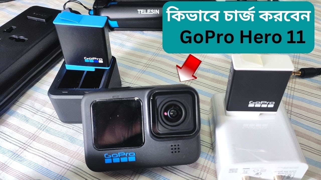 How To Charge Your GoPro Hero 11 Black : Beginner's Tutorial : Best ...