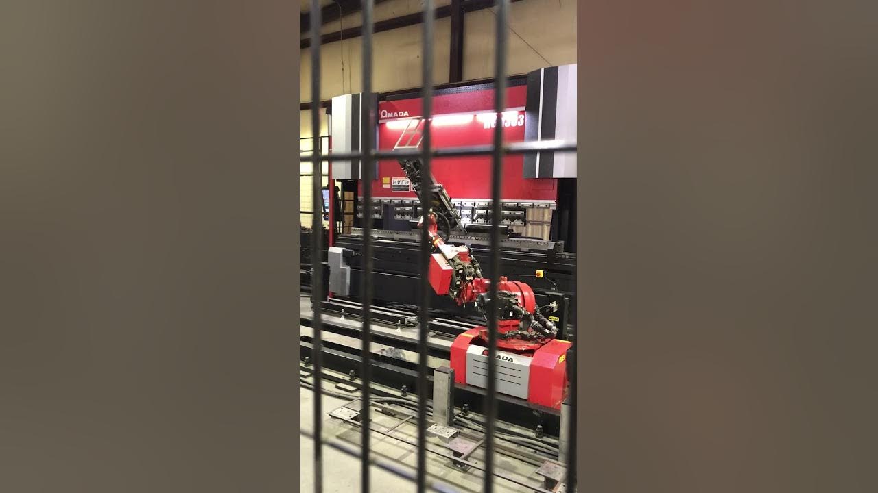 Amada CNC HG 1303 Rm Robotic Bending System 3 - YouTube